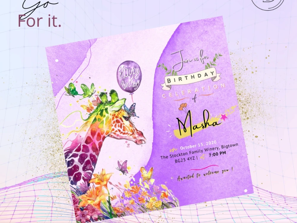 An eye-catching invitation for your occasion! | Upwork
