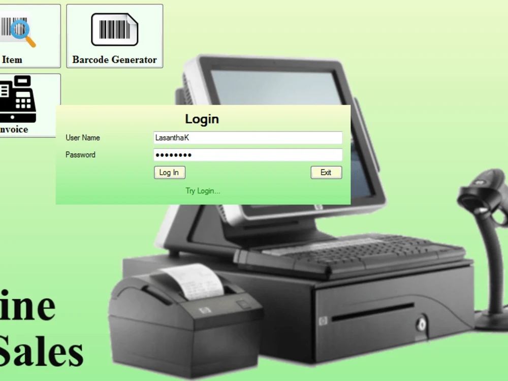 A Point of Sales software to manage your sales outlet. | Upwork
