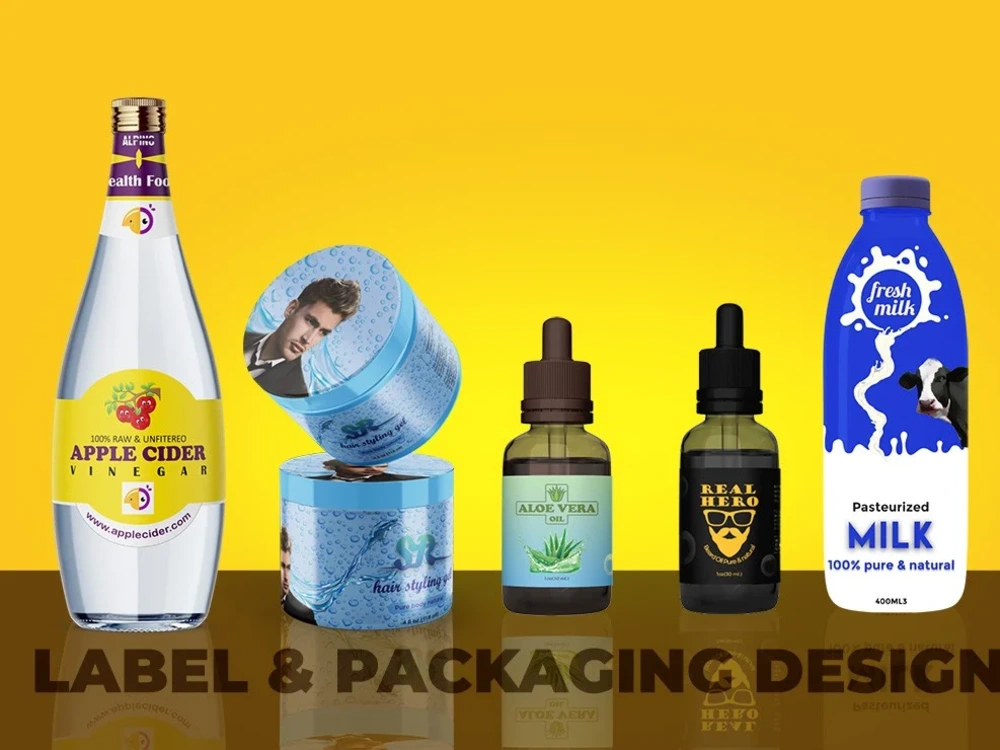 A creative label design and professional product packaging design | Upwork