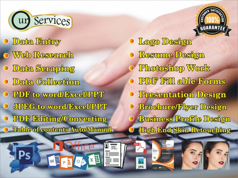 Graphics Designing and Data Entry Services | Upwork