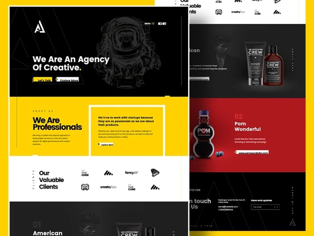 Clean and Creative Web Design | Upwork