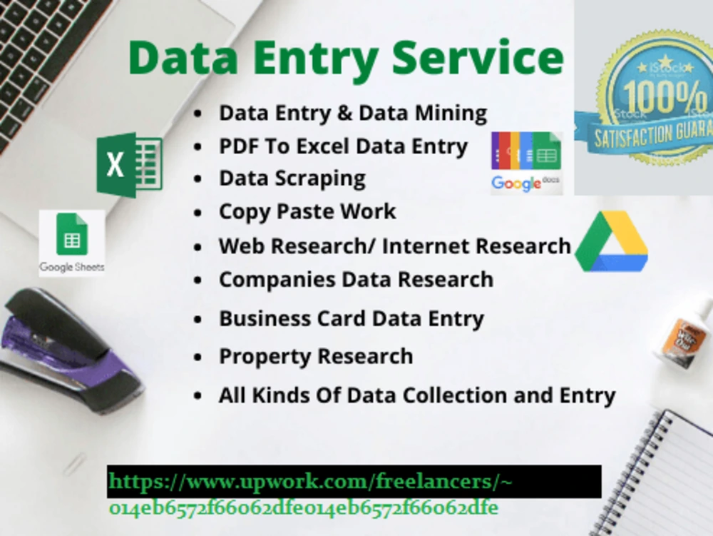 A Professional Data Entry Services at here with 7 years of working Exp ...