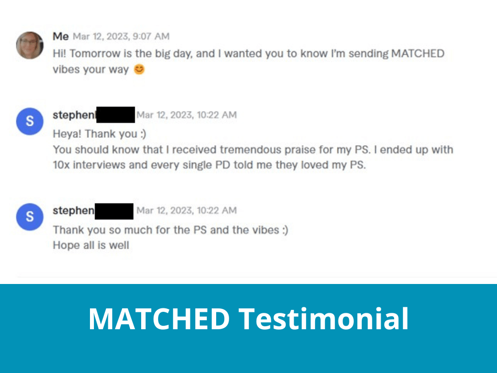 A perfect personal statement for your residency/ERAS application. | Upwork