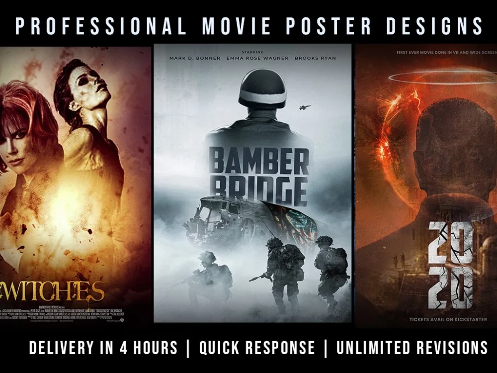 Professional movie poster design within 4 hours | Upwork