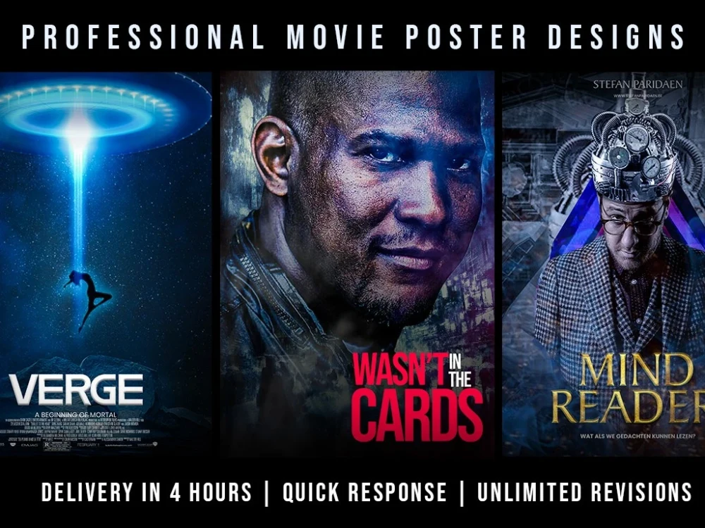 Professional movie poster design within 4 hours | Upwork