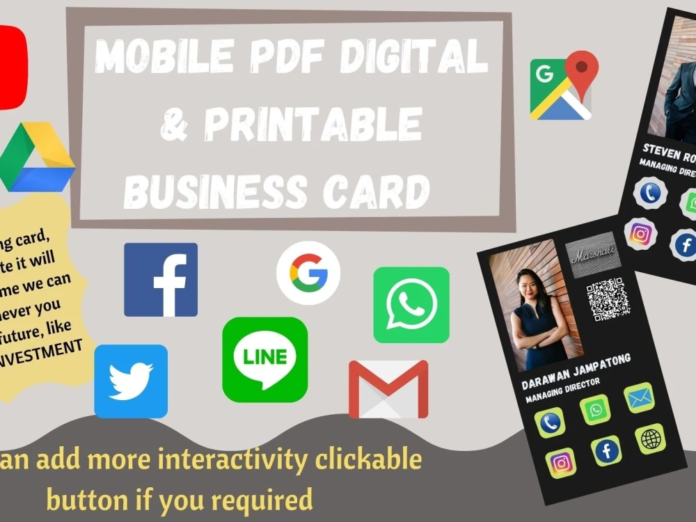 Create digital business card | Upwork