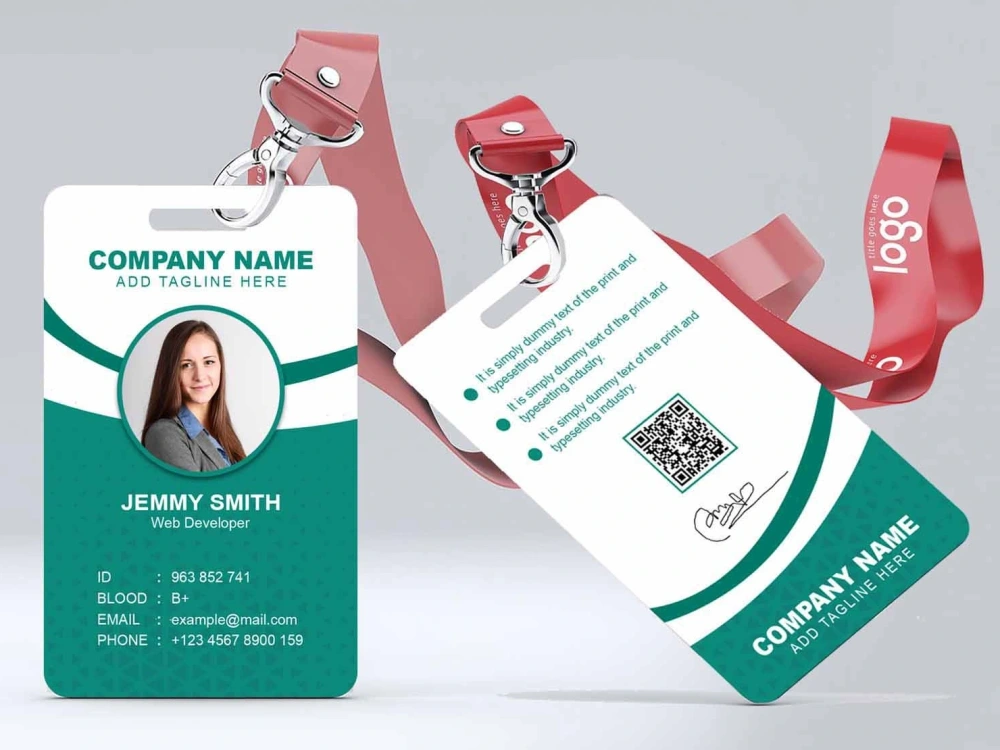Highly professional id card, company identity card | Upwork