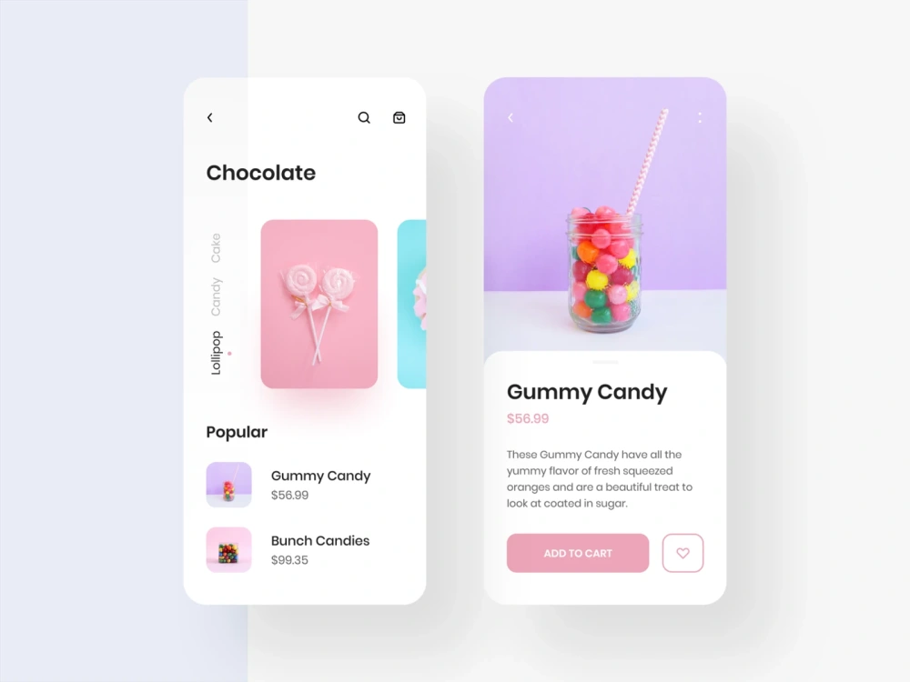 A minimal mobile app design | Upwork