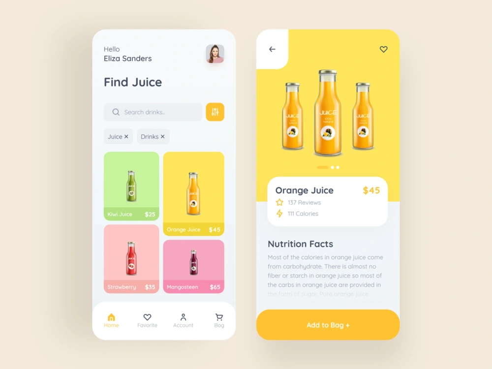 A minimal mobile app design | Upwork