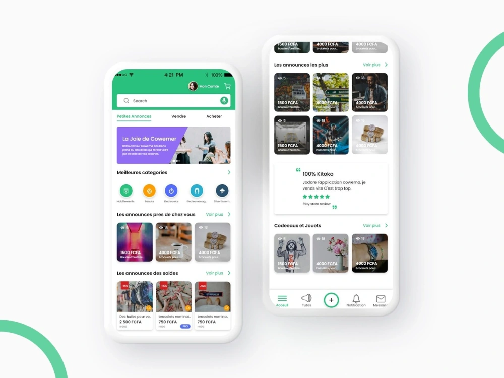 An Eye-Catching mobile app UI UX design | Upwork