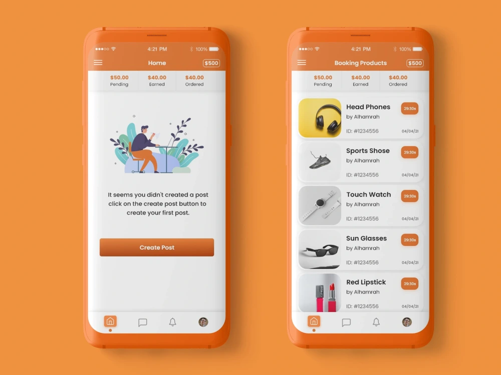 An Eye-Catching mobile app UI UX design | Upwork