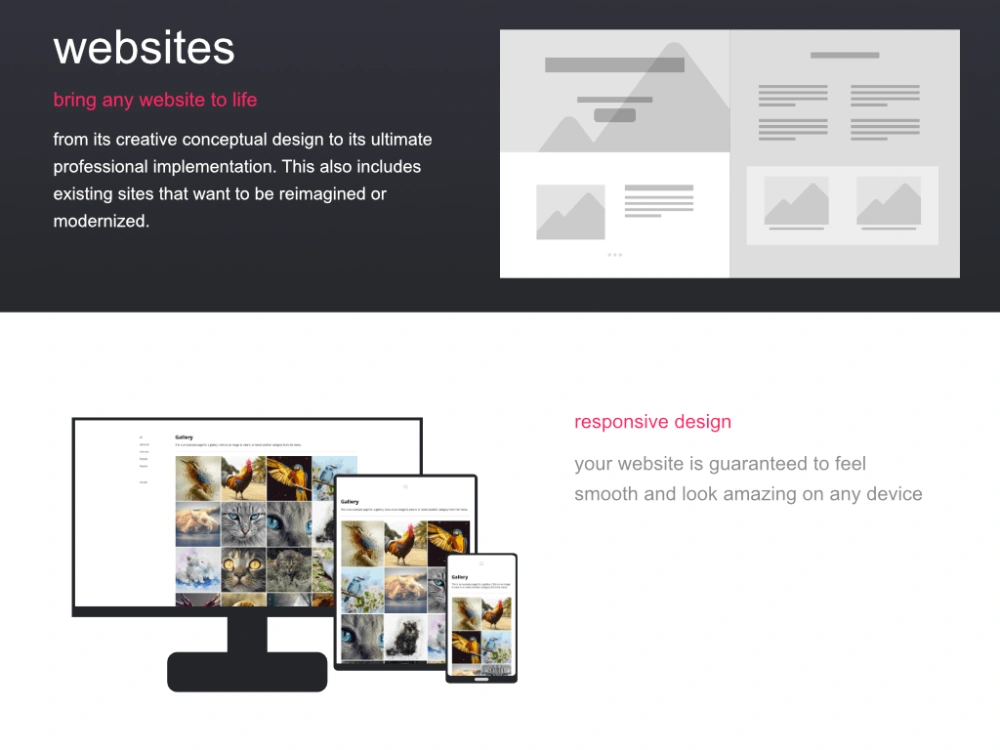 An amazing, beautiful, responsive website | Upwork