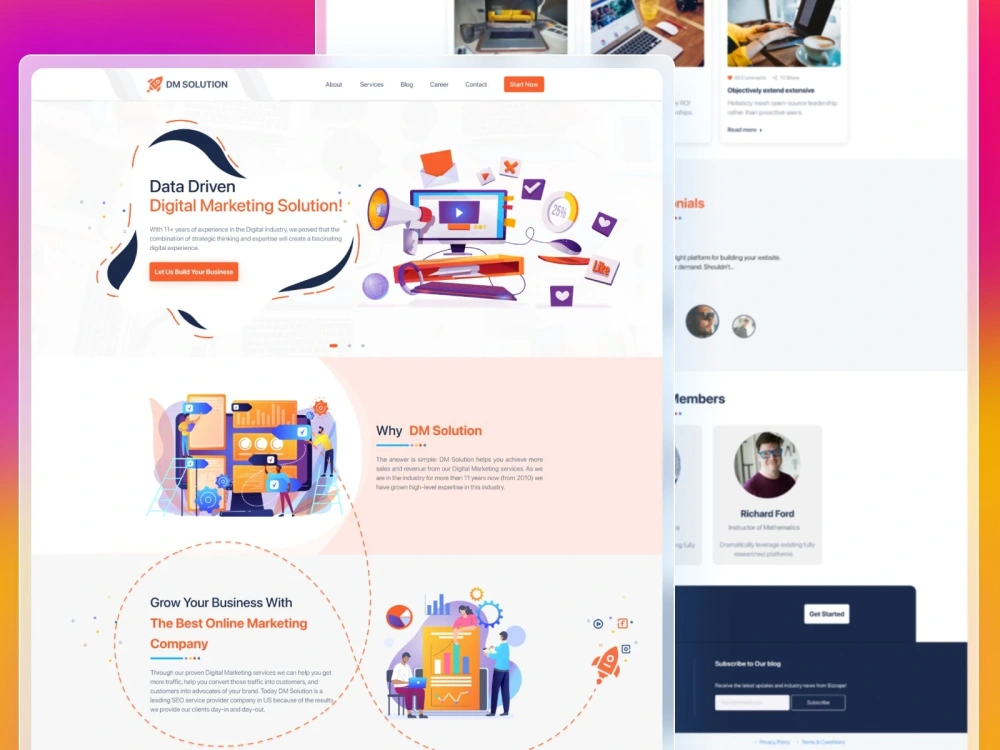 Ui ux design for your website or landing page | Upwork