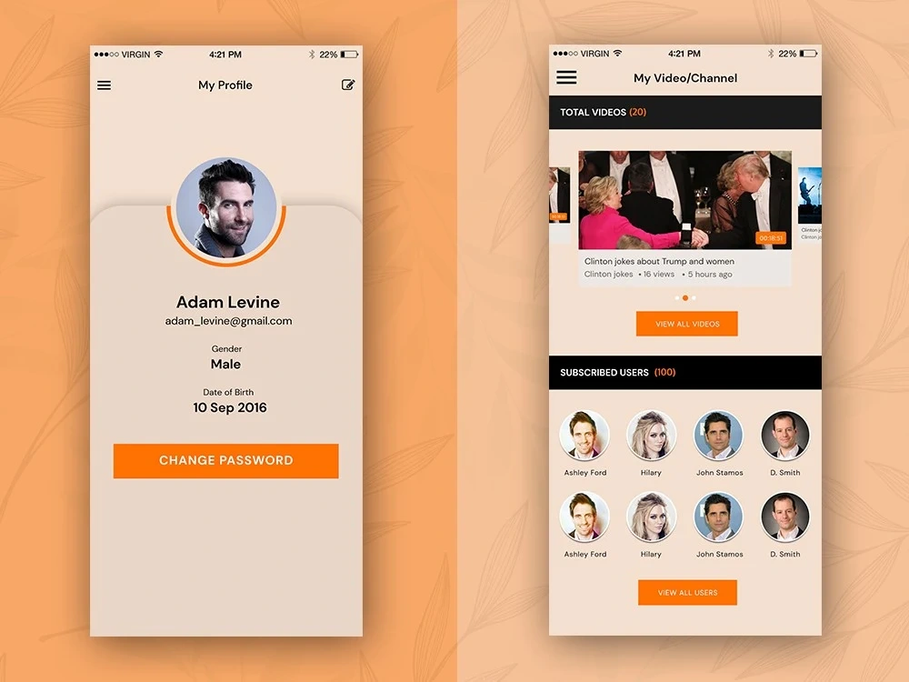 YouTube like Application Template | Upwork