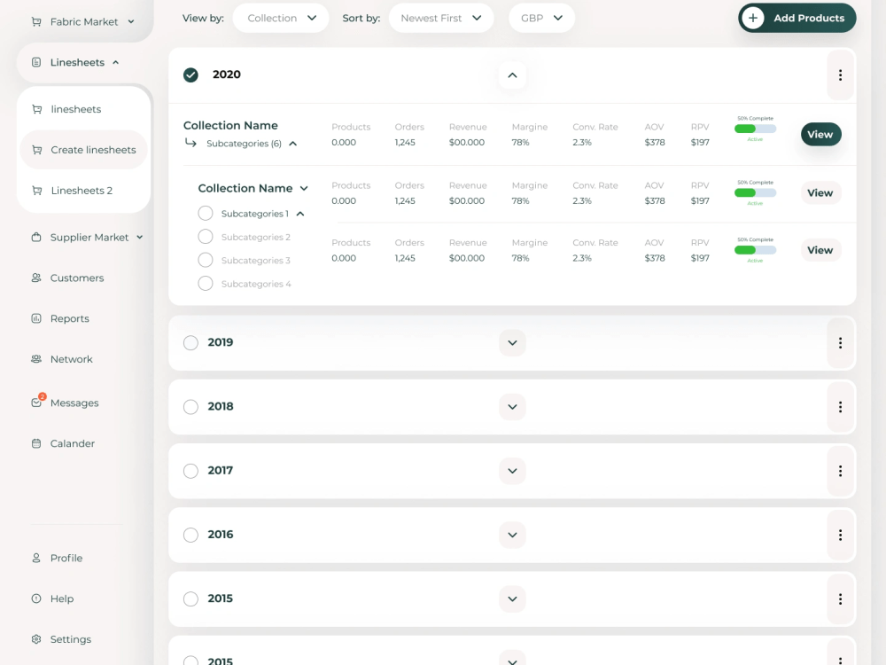 A professional dashboard application | Upwork