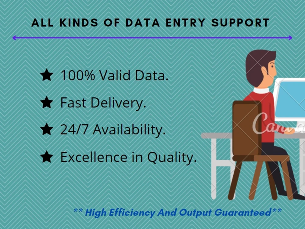 All kinds of Data Entry Support | Upwork