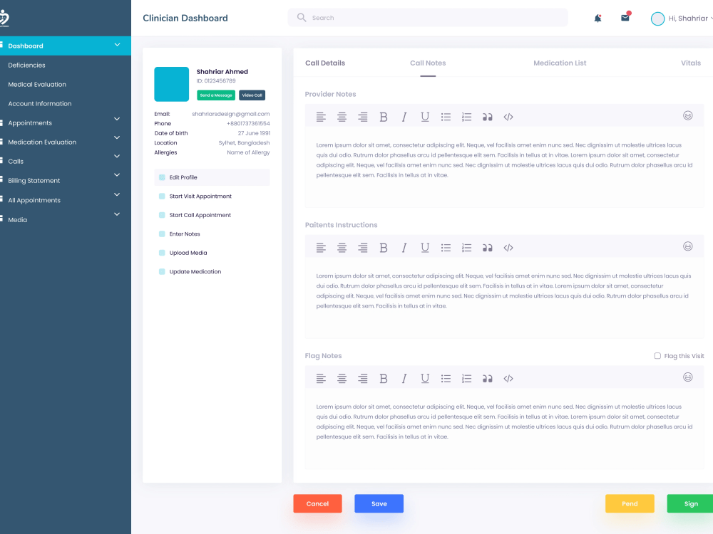 A professional dashboard application | Upwork