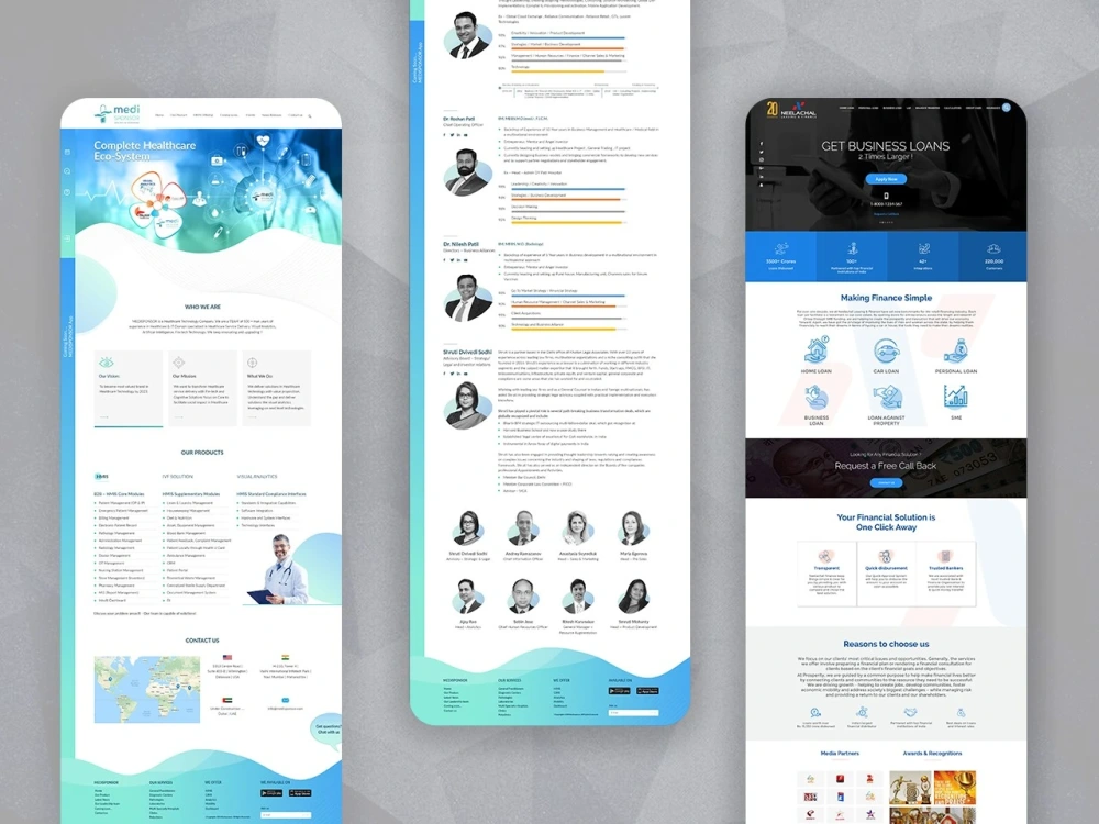 Modern website mockup design in Photoshop format | Upwork