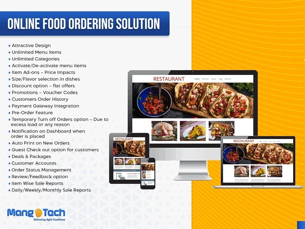 Food delivery solution ( website and mobile app ) | Upwork