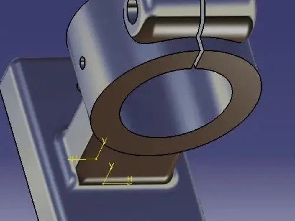 3d model of a machine part CATIA v5 | Upwork