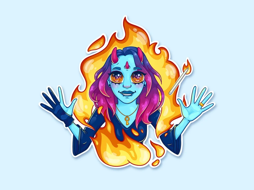 A unique sticker for Telegram, iMessage, WhatsApp or for print | Upwork