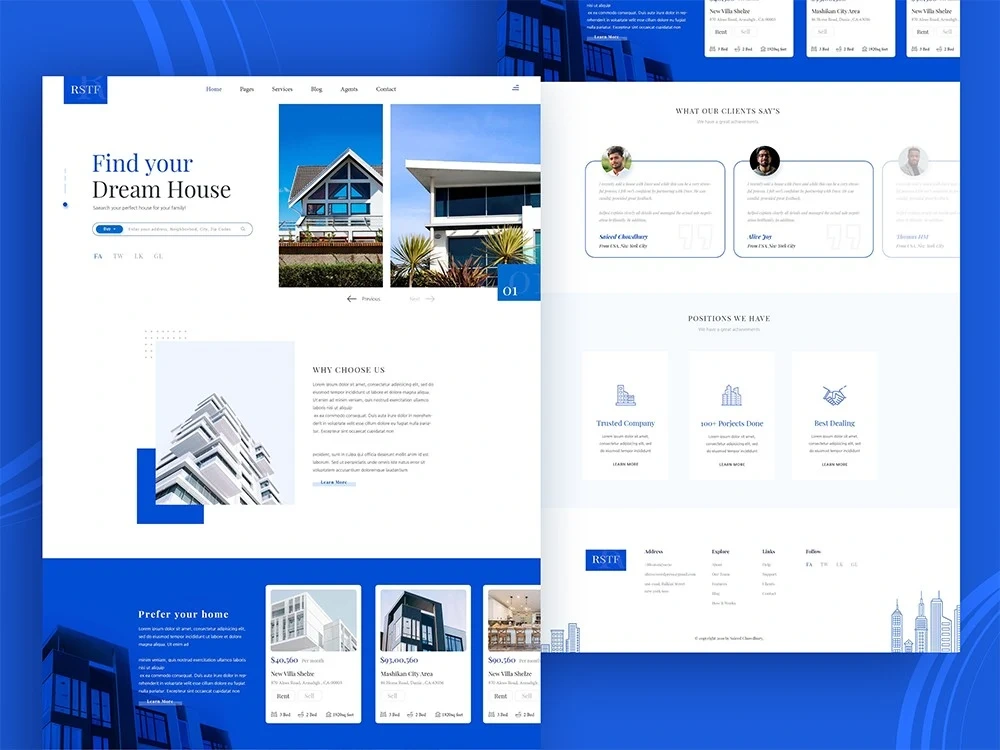 Modern web Ui Ux design in psd, xd or figma | Upwork