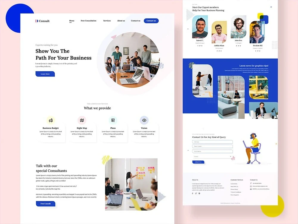 Modern web Ui Ux design in psd, xd or figma | Upwork