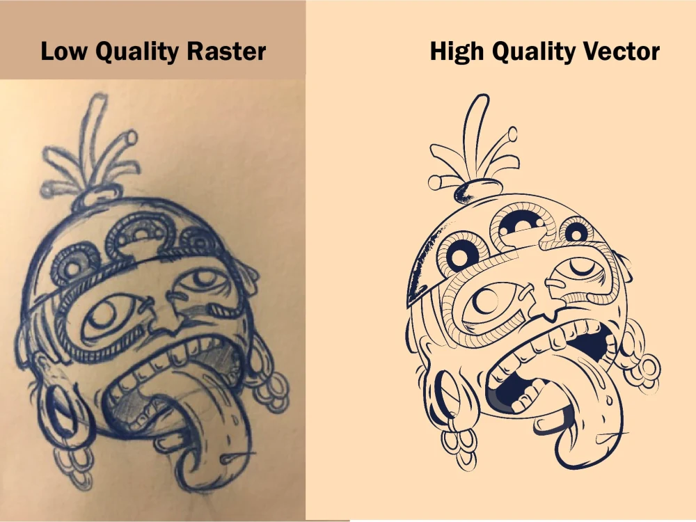 Vector art (vectorization), retracing and editing of any design | Upwork