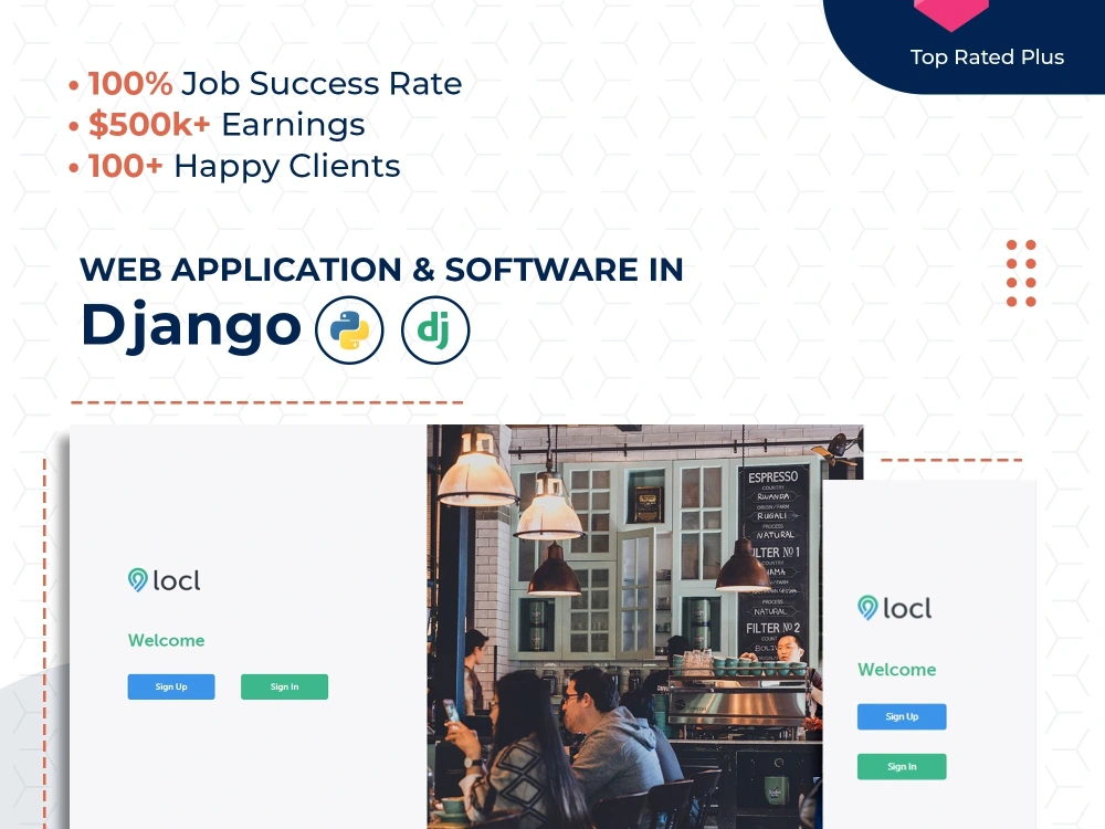 A highly scalable web app using Python | Upwork