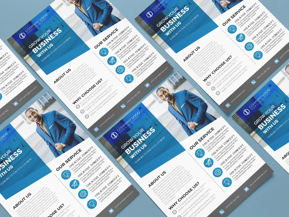 Premium Quality Professional Flyer or Corporate Leaflet Within 24 Hour ...
