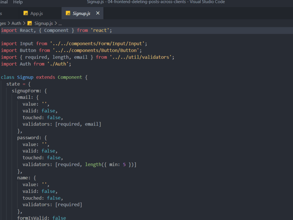 React Frontend web application | Upwork