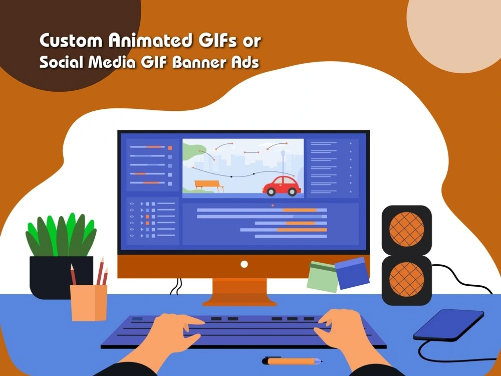 Amazing custom animated gifs or animated gif banner ads | Upwork