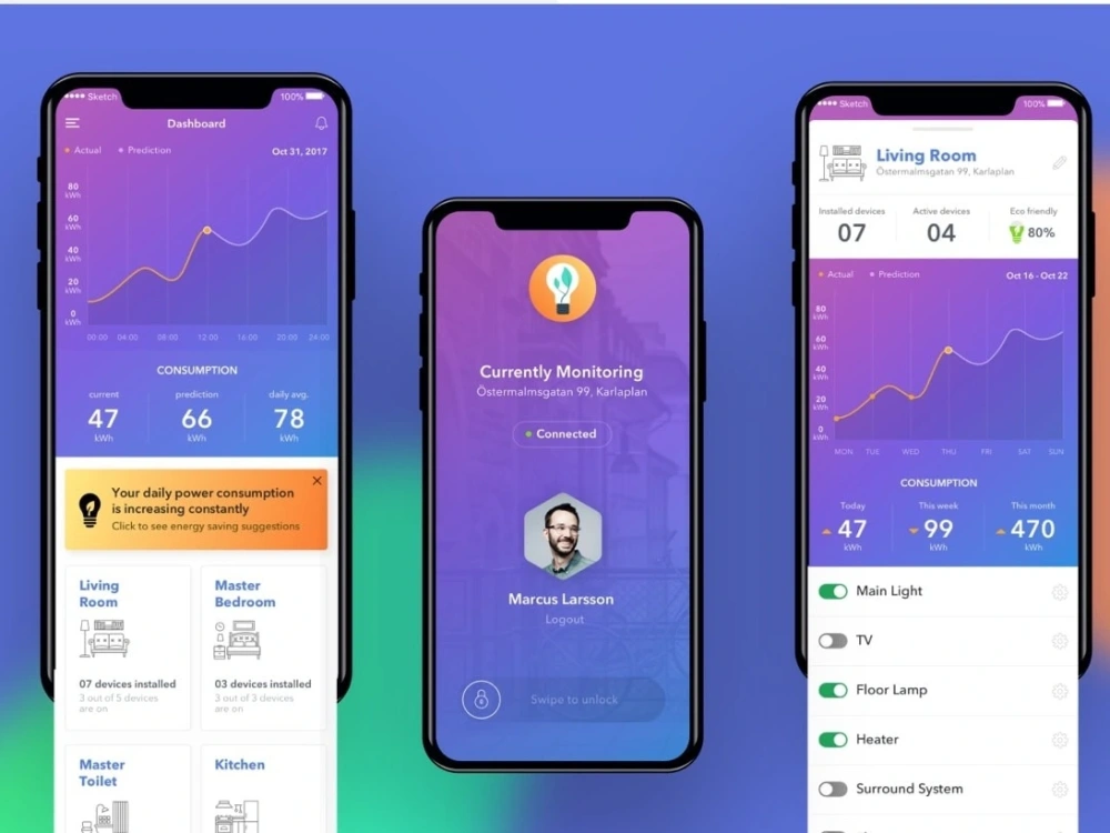 A modern mobile app interface | Upwork