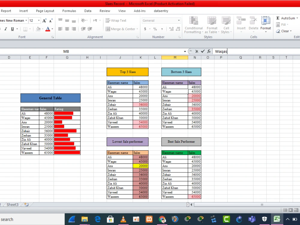 Data entry projects, spread sheets and google sheet project | Upwork