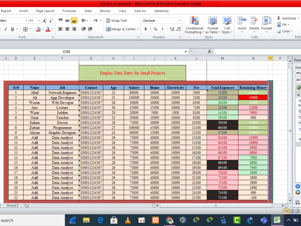 Data entry projects, spread sheets and google sheet project | Upwork
