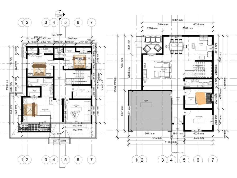 2d floor plan, 2d plan 2d architectural plan, 3d design and 3d modeling ...