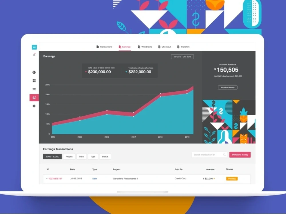 A modern web app interface | Upwork
