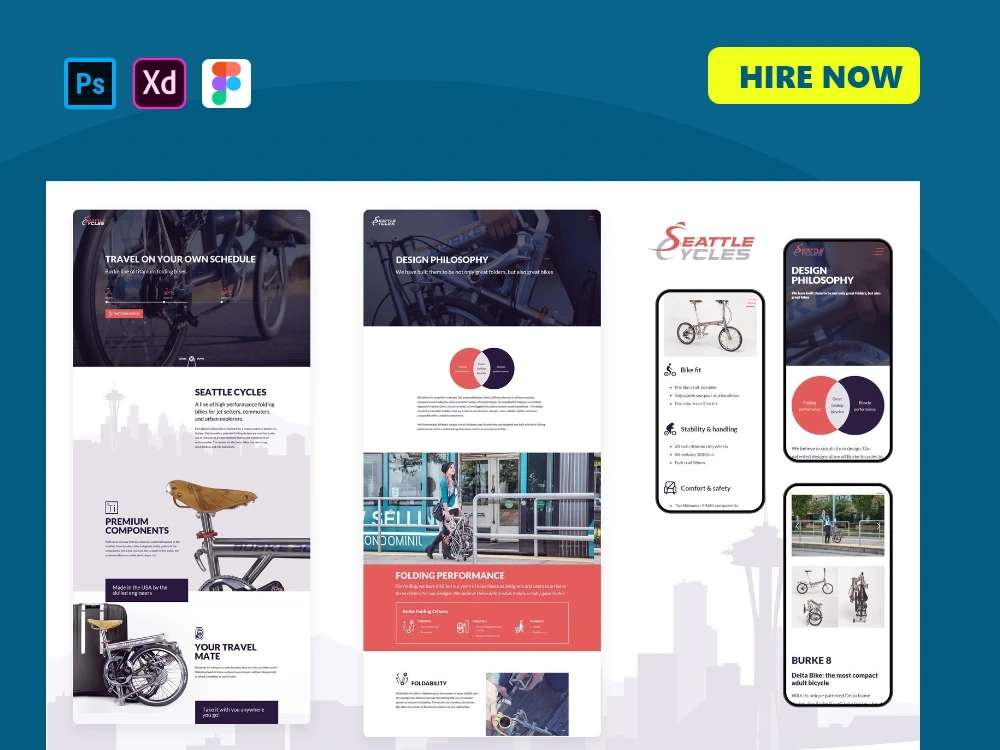 Responsive professional landing page homepage awesome and stunning ...