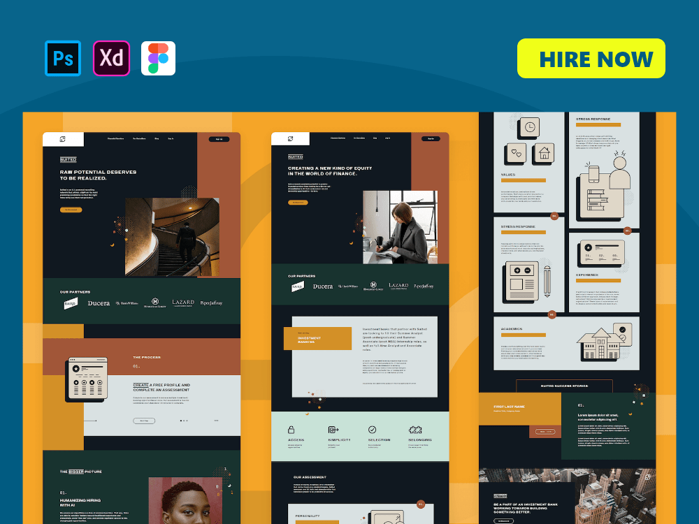 Responsive professional landing page homepage awesome and stunning ...