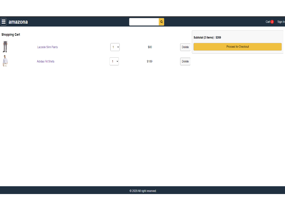 A fully functioned e-commerce web application | Upwork