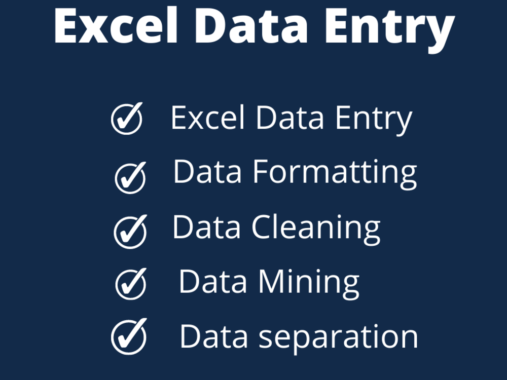 Excel data entry, data mining, cleanup and formatting | Upwork