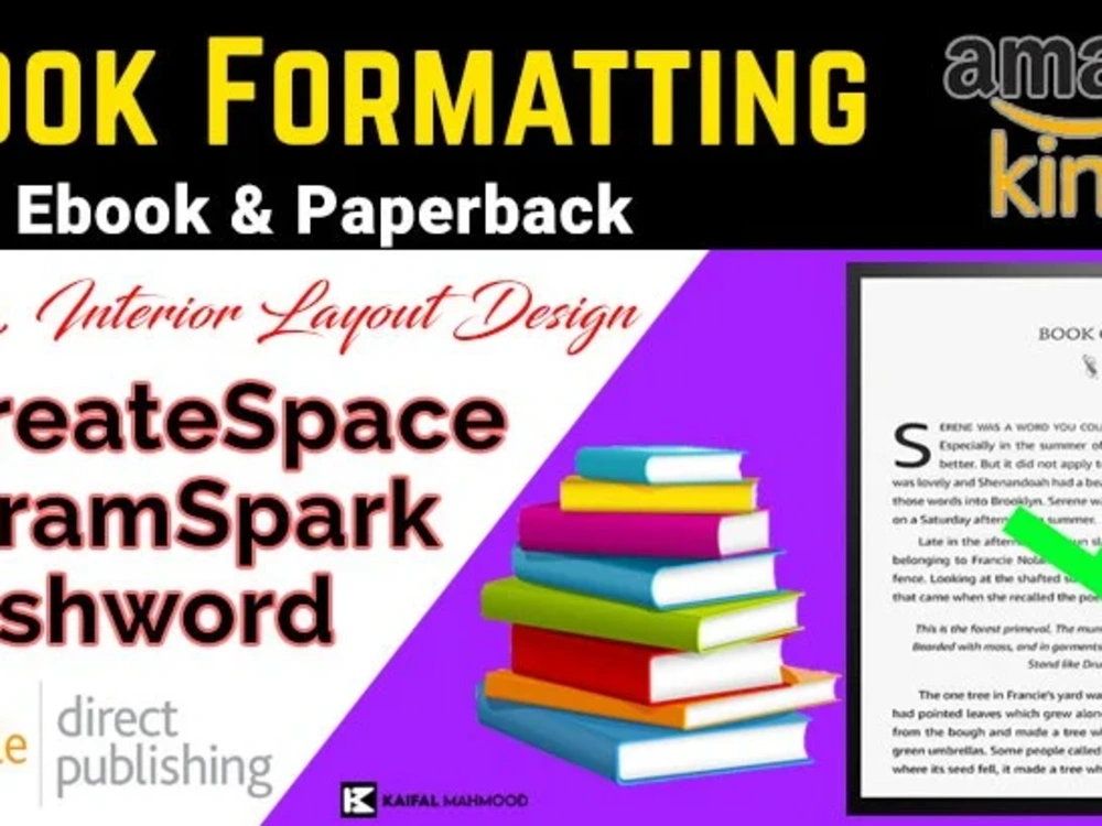 An KDP ebook formatting, KDP book formatting for Amazon KDP book cover ... An KDP ebook formatting, KDP book formatting for Amazon KDP book cover ...