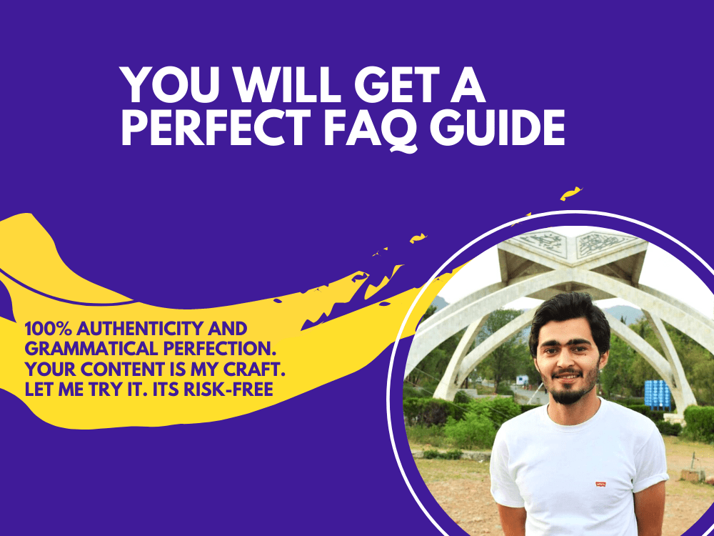 An engaging and eye-catchy FAQ Guide. | Upwork