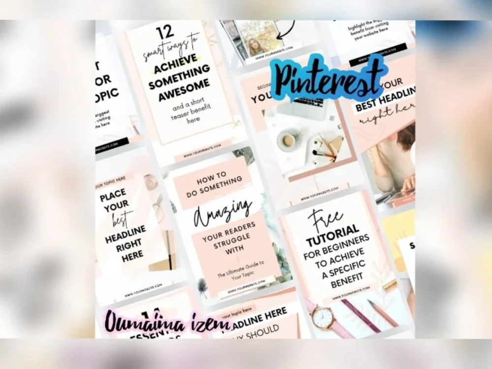 Create 20 pinterest pin graphics for your blog and business | Upwork