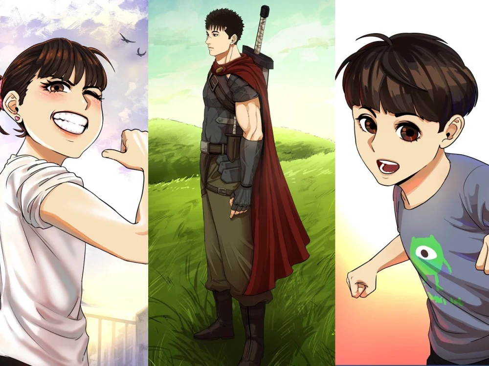 An amazing anime or manga style for your fanart, comic, etc | Upwork