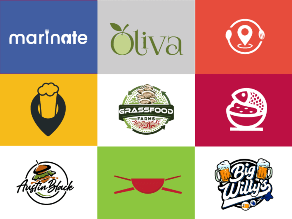 A premium food business logo design | Upwork