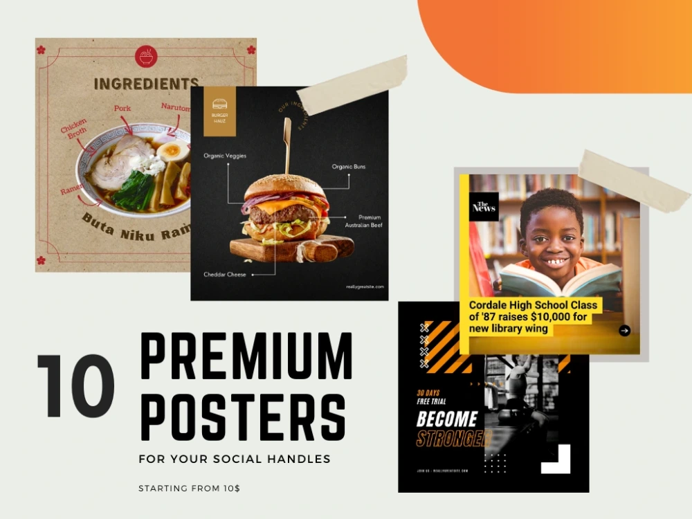 10 premium Social Media poster | Upwork