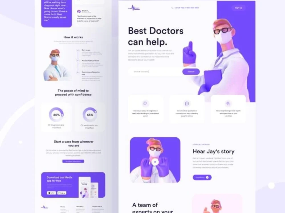 Clean UI/UX design for your Landing Page and Homepage | Upwork