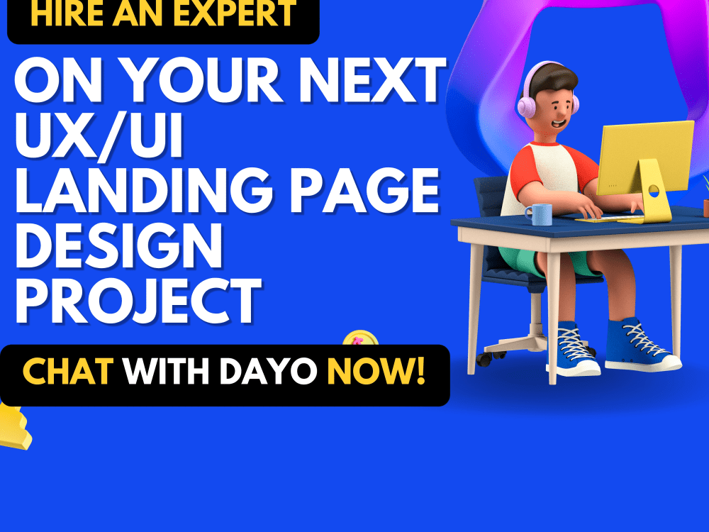 Clean UI/UX design for your Landing Page and Homepage | Upwork