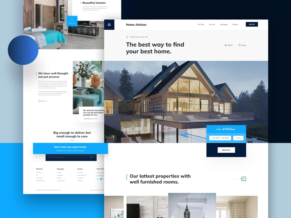 Website/landing page design in PSD, XD or Figma source file format | Upwork